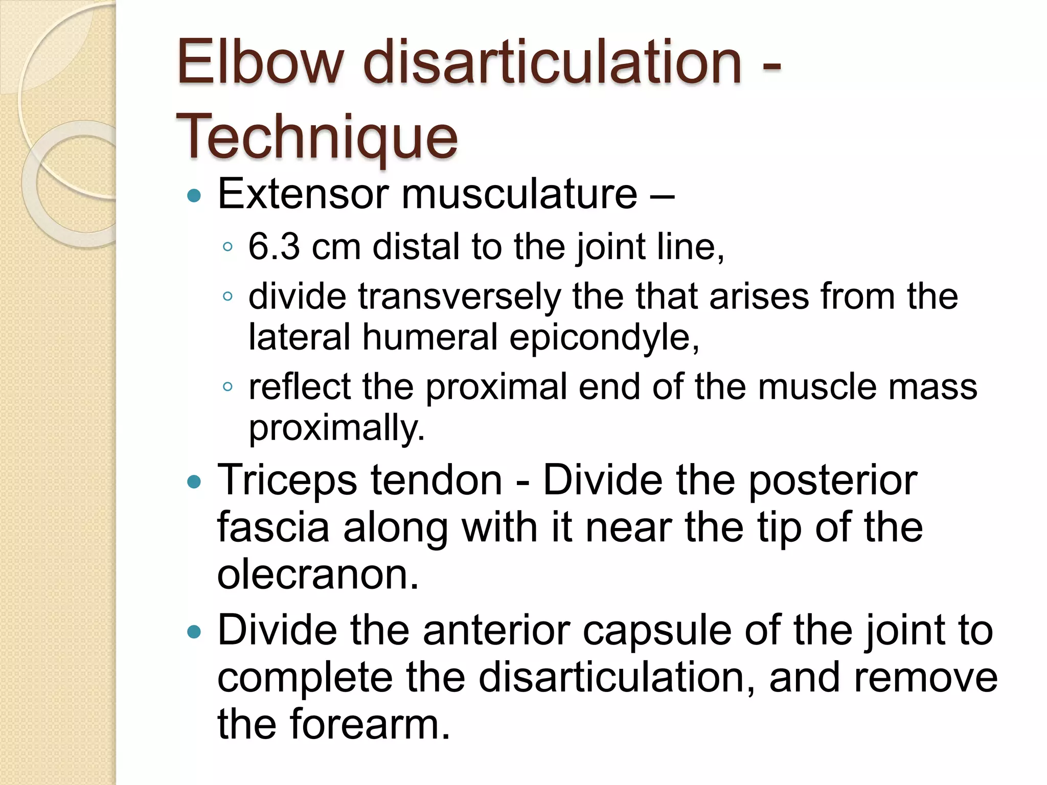 Upper Limb Amputations | PPTX