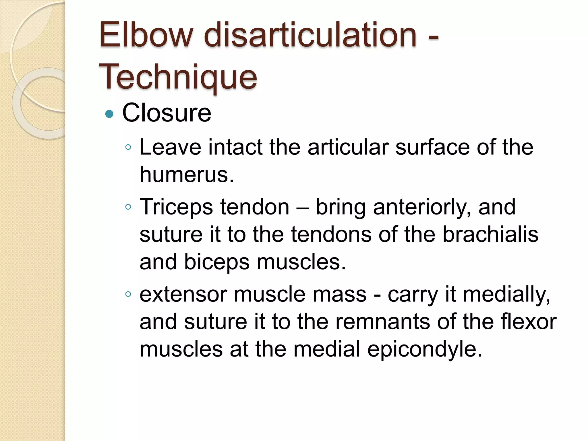 Upper Limb Amputations | PPTX