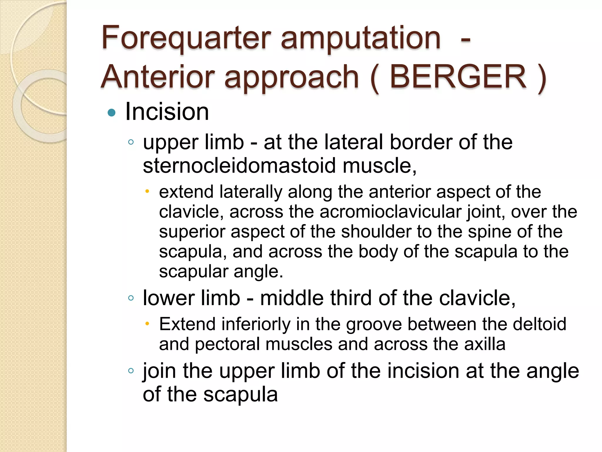 Upper Limb Amputations | PPTX