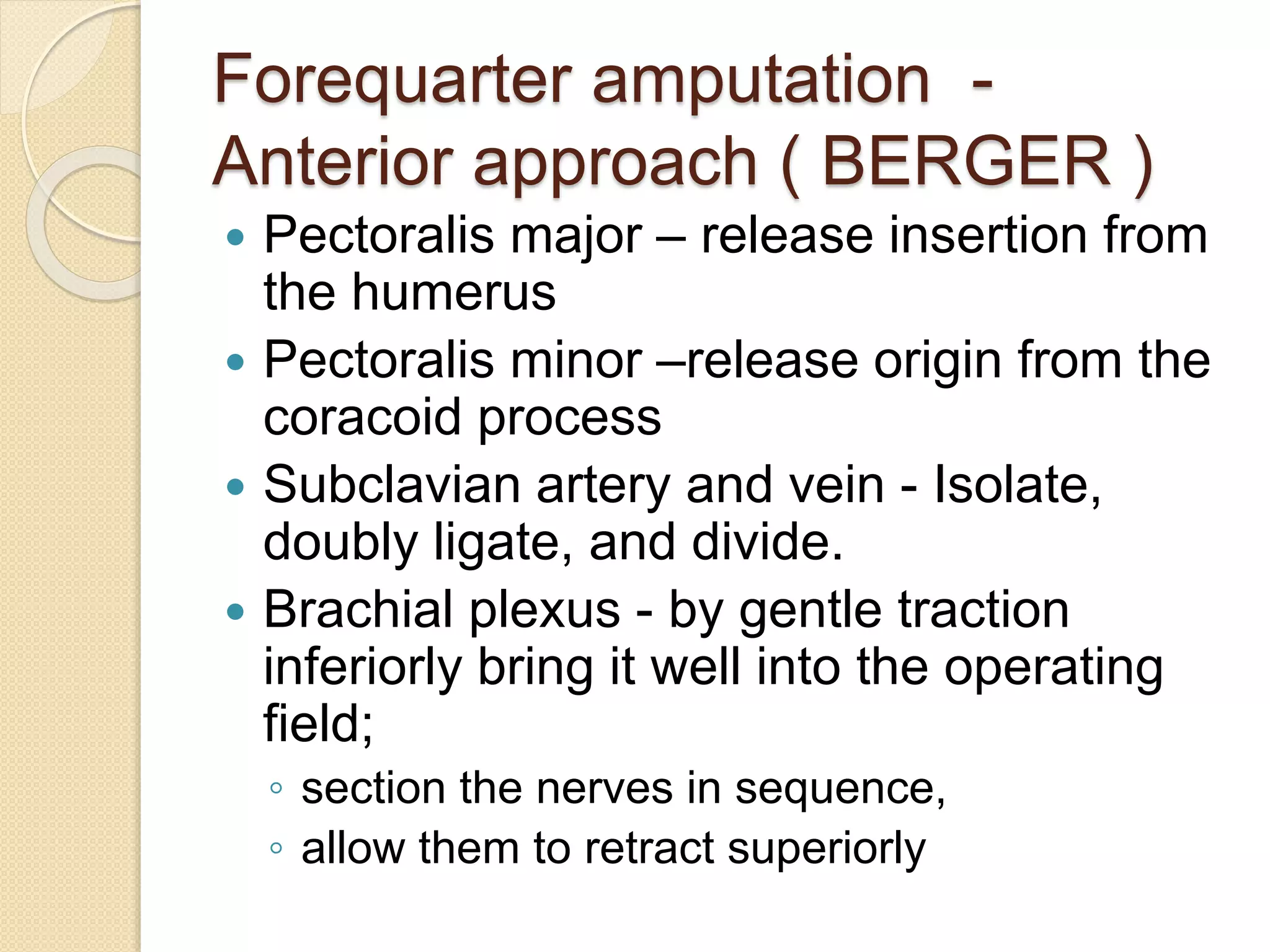 Upper Limb Amputations | PPTX