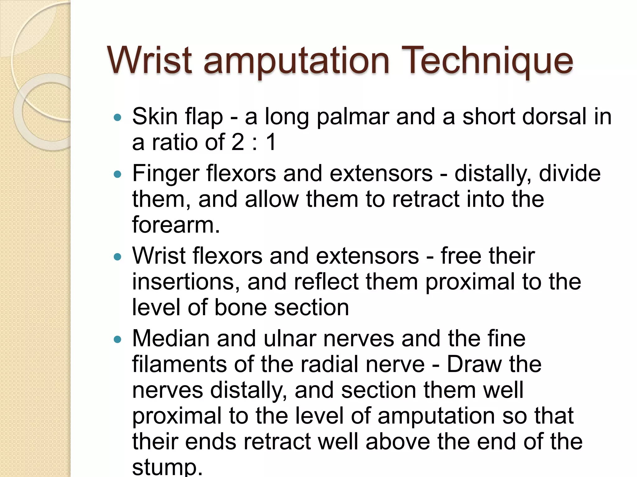 Upper Limb Amputations | PPTX