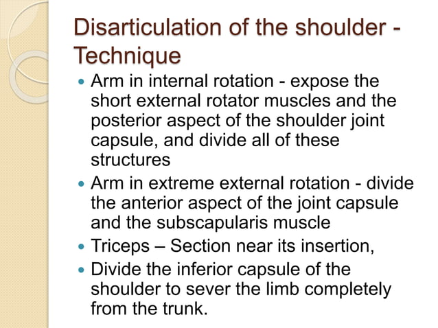 Upper Limb Amputations | PPTX