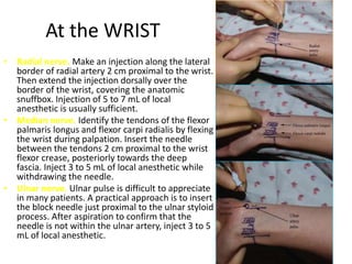 Upper limb blocks | PPT