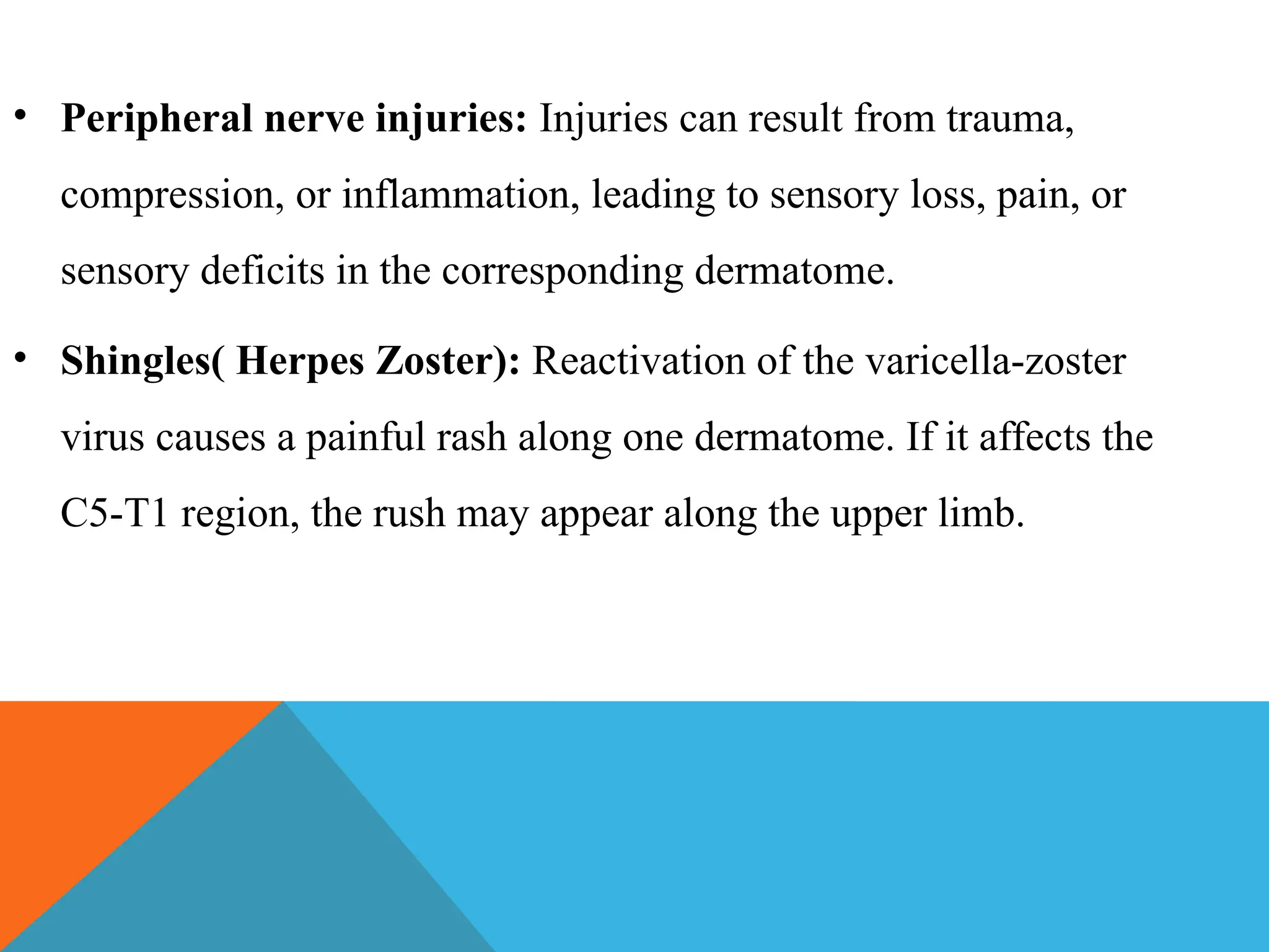 UPPER LIMB DERMATOMES AND THEIR CLINICAL SIGNIFICANCE. pptx | PPTX