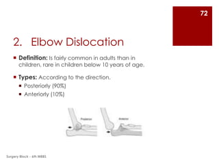 Fractures and Dislocations of Upper Limb | PPTX