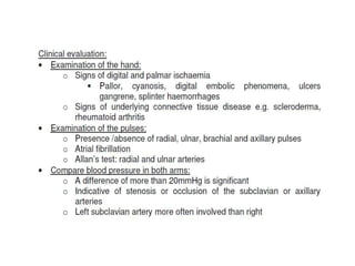 Upper limb ischemia | PPTX