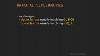 Upper limb nerve injuries | PPT