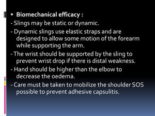 Upper limb orthosis | PPTX