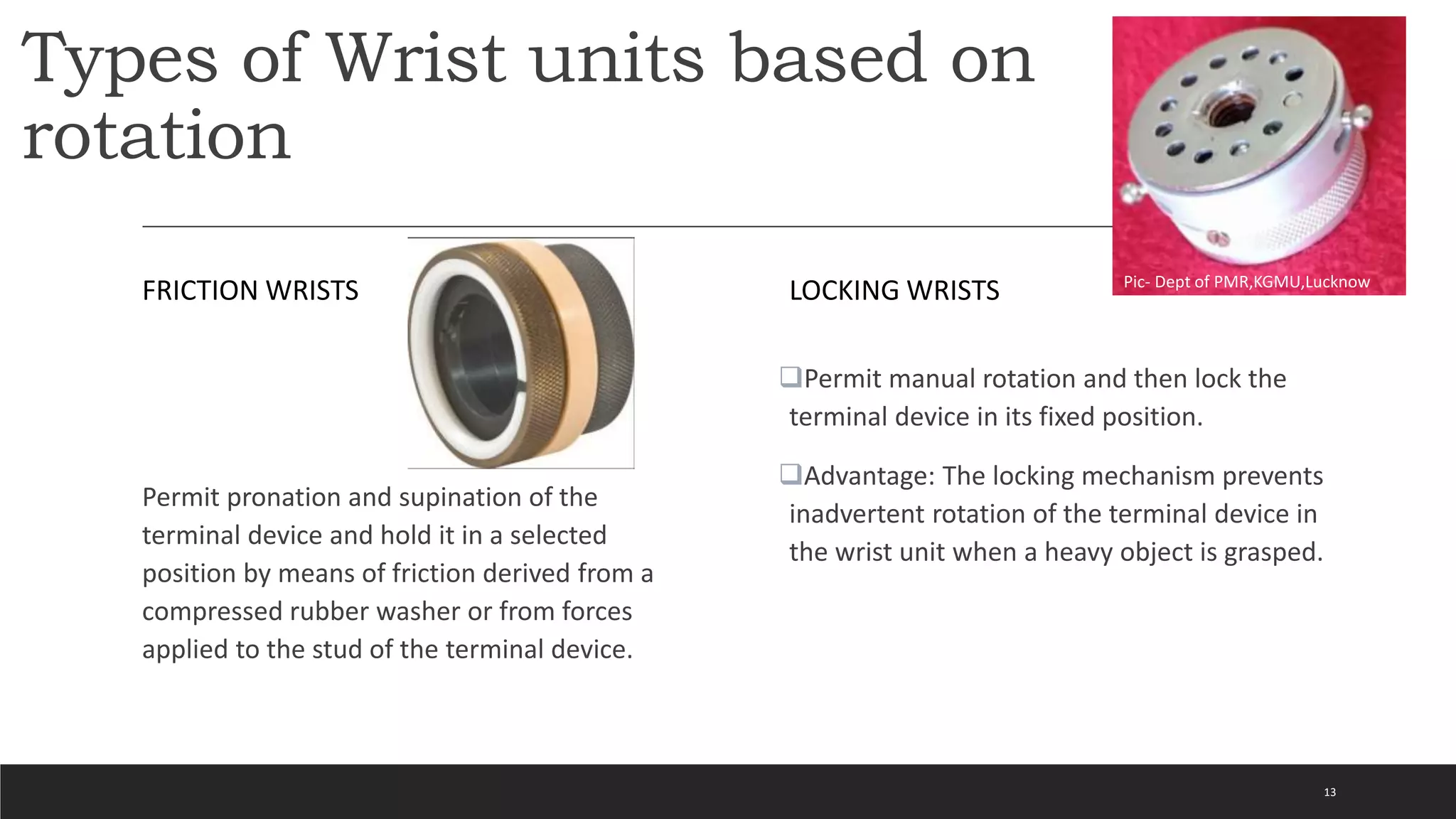Upper limb prostheses | PPTX