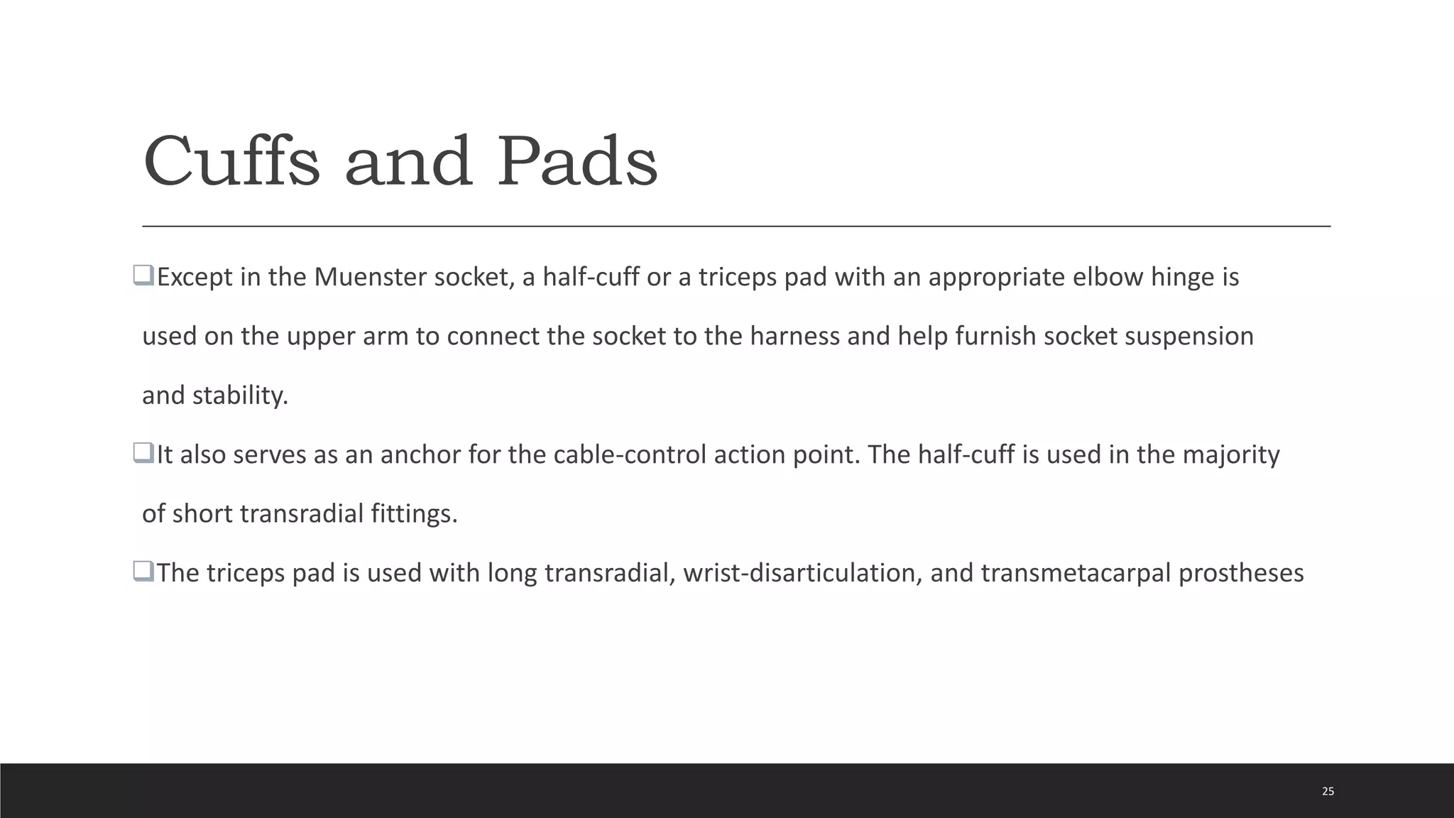 Upper limb prostheses | PPTX