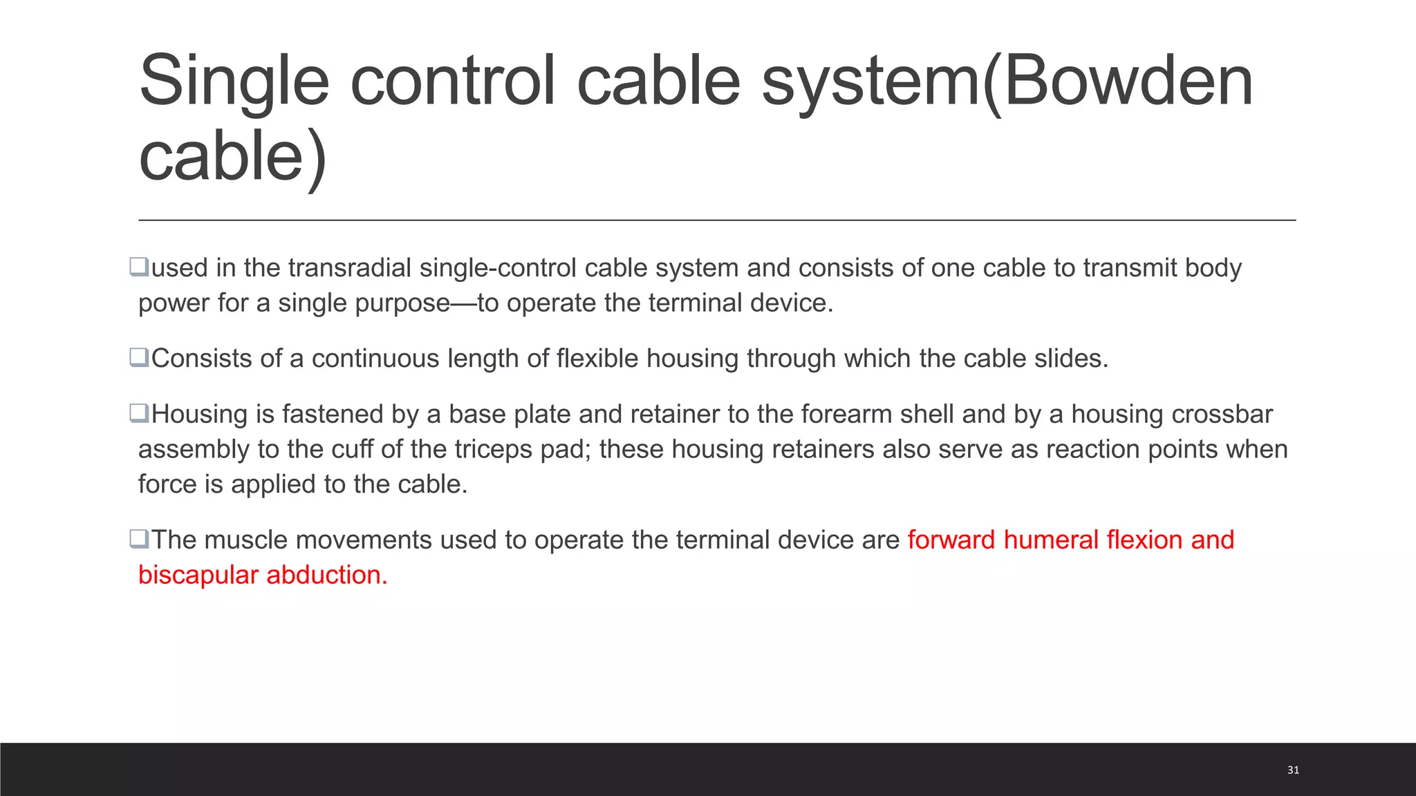 Upper limb prostheses | PPTX