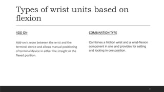 Upper limb prostheses | PPTX