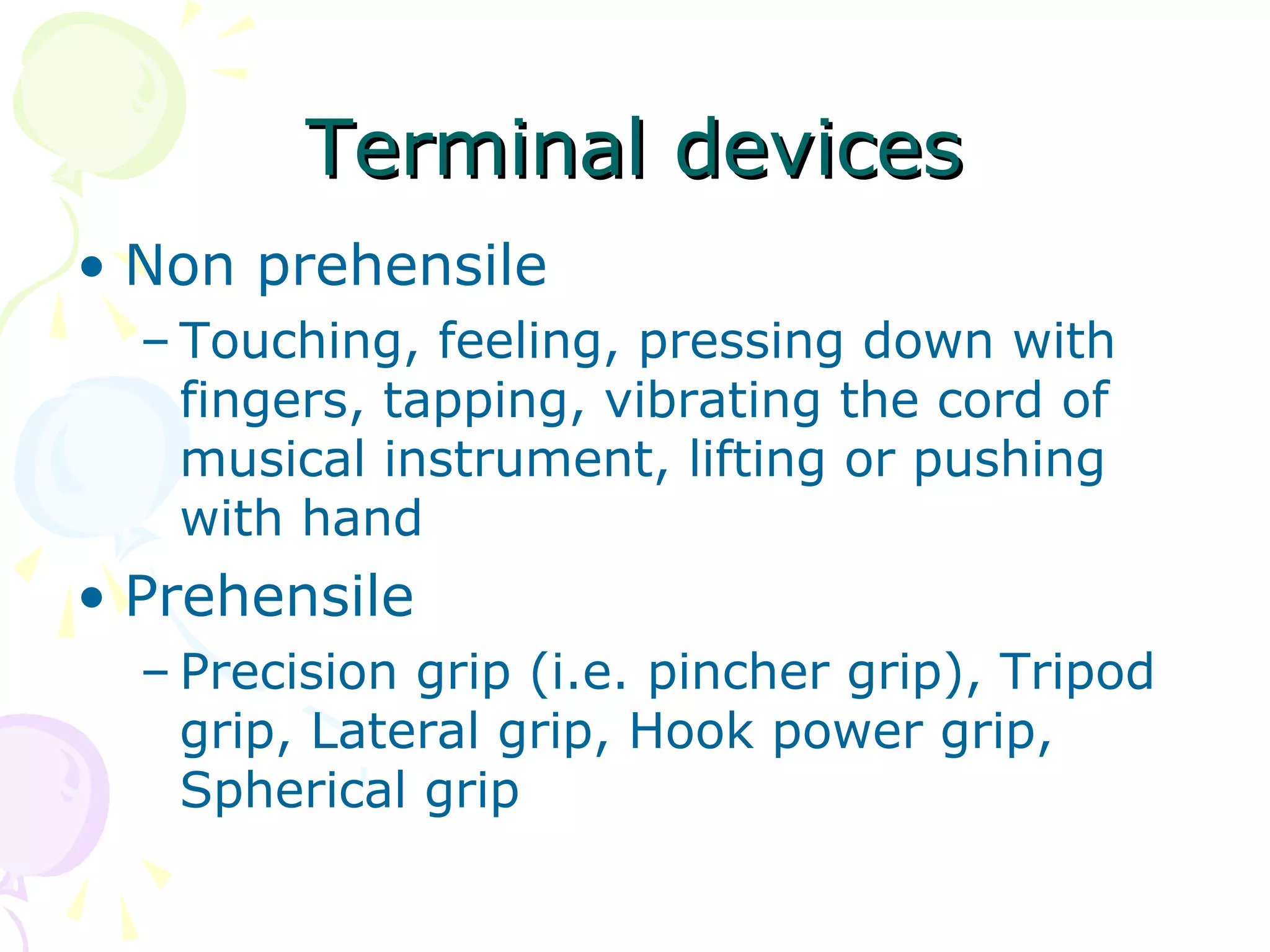 Upper limb prosthesis (pmr) | PPT