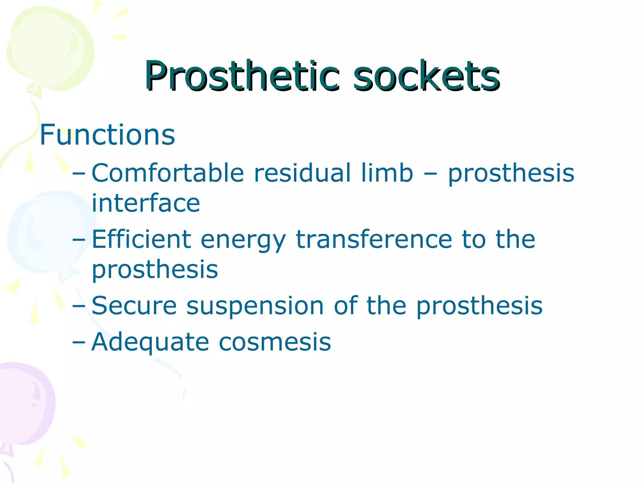 Upper limb prosthesis (pmr) | PPT