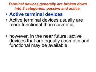 Upper limb prosthetics | PPT