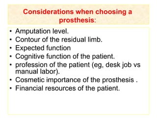 Upper limb prosthetics | PPT