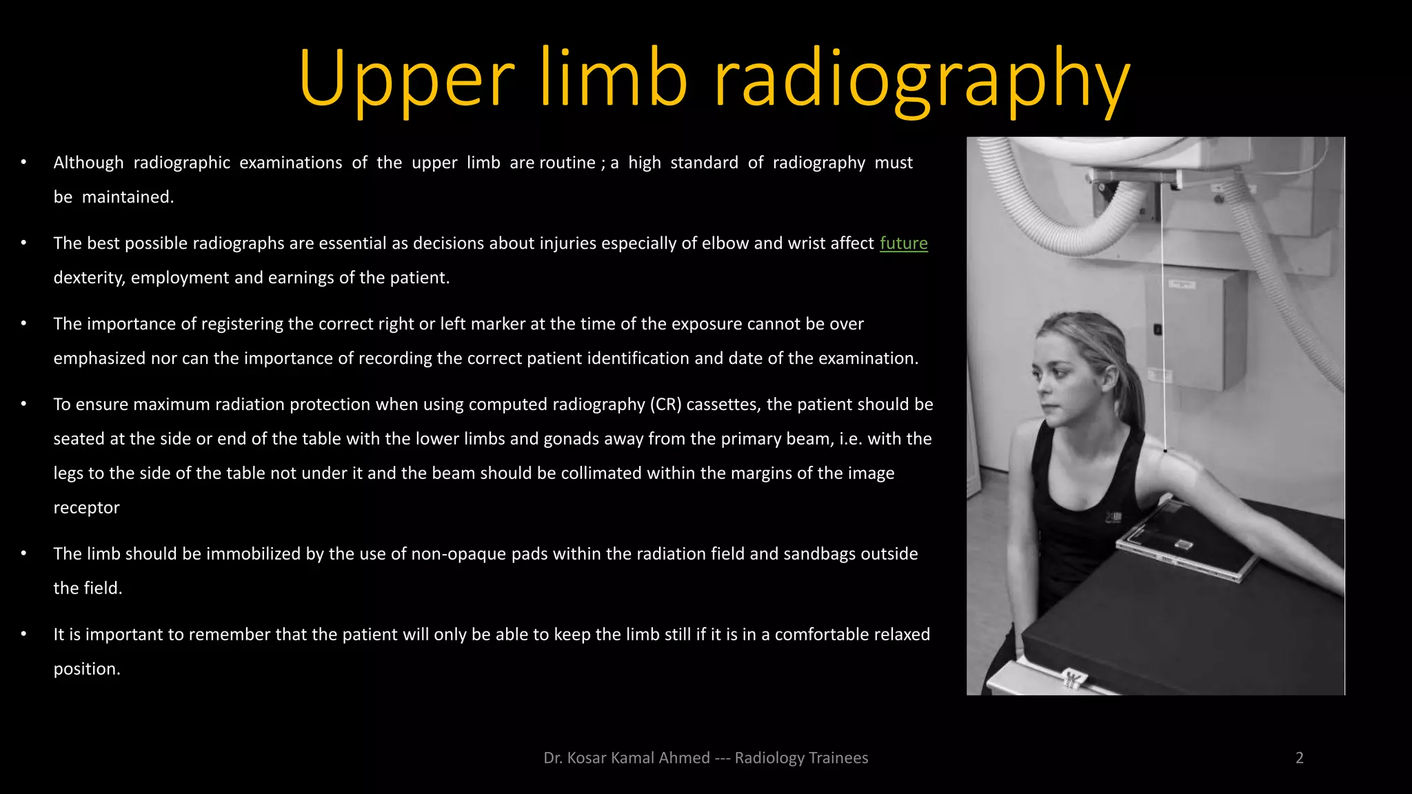 Upper limb radiography | PPTX