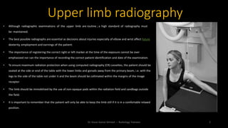 Upper limb radiography | PPTX