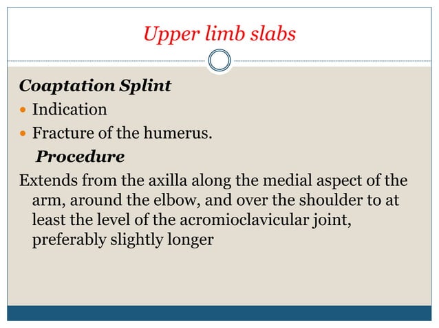 Upper limb slabs, broad arm sling and ayalew - Copy.pptx | First Aid ...