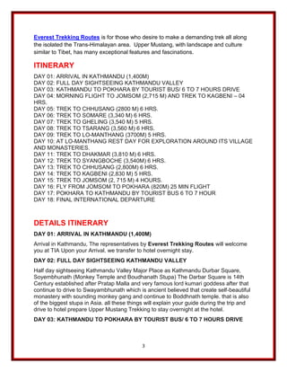 Upper mustang trek converted | PDF