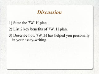 LL Upper Primary 5A - 7W1H | PPT