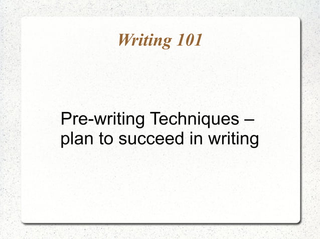 LL Upper Pri C - Pre-writing technique | PPT