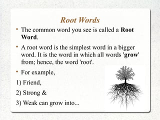 Upper Pri A - Prefixes, Roots and Suffixes | PPT