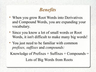 Upper Pri A - Prefixes, Roots and Suffixes | PPT