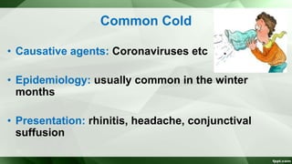 Upper Respiratory Tract Infection by Dr. Sookun Rajeev Kumar | PPTX