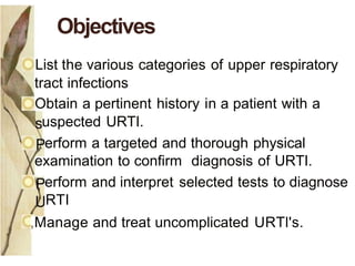 Upper Respiratory common Tract Infection.pptx