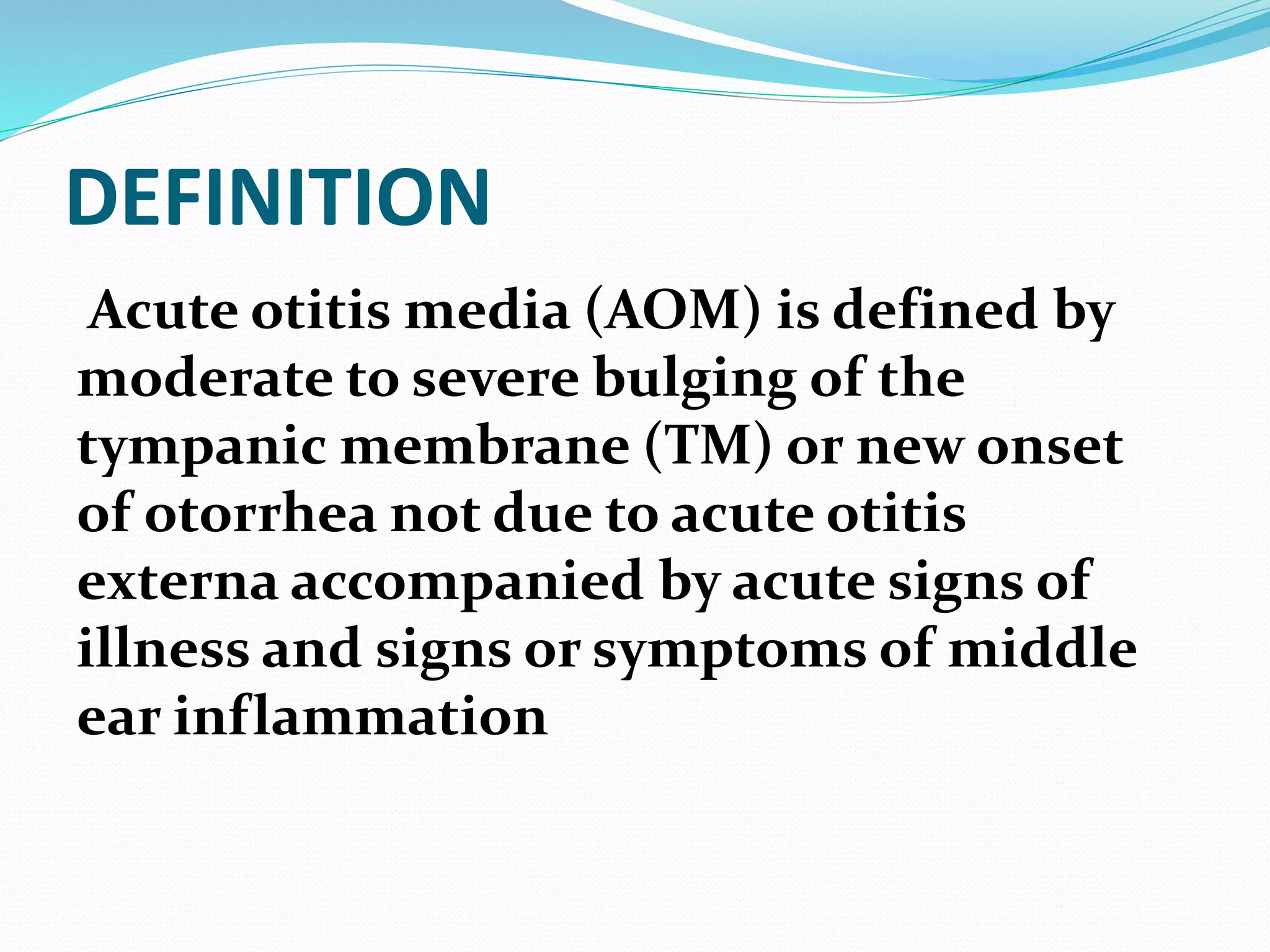 Upper respiratory tract infection & otitis media | PPTX