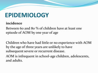 Upper respiratory tract infection & otitis media | PPTX