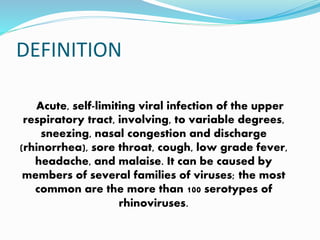 Upper respiratory tract infection & otitis media | PPTX
