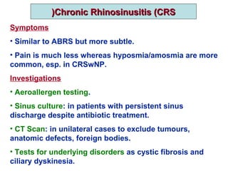 7 Upper respiratory tract infections | PPT