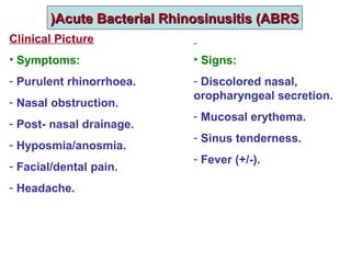7 Upper respiratory tract infections | PPT