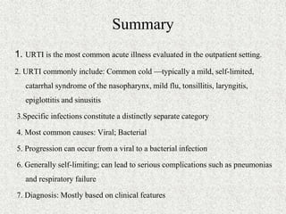 Upper Respiratory Tract Infections | Jindal Chest Clinic | PPTX | Ear ...