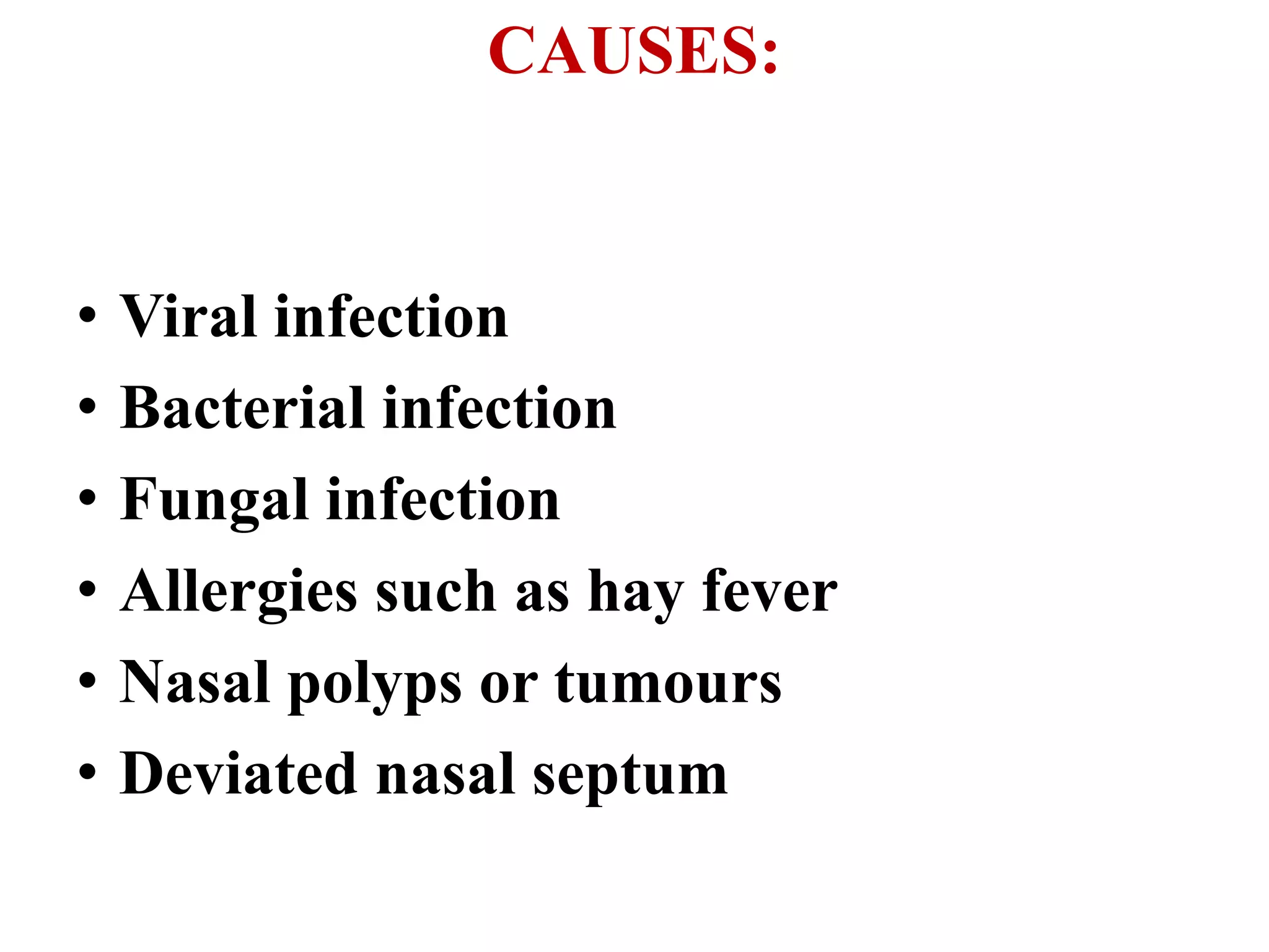 Upper respiratory tract infections ppt | PPTX
