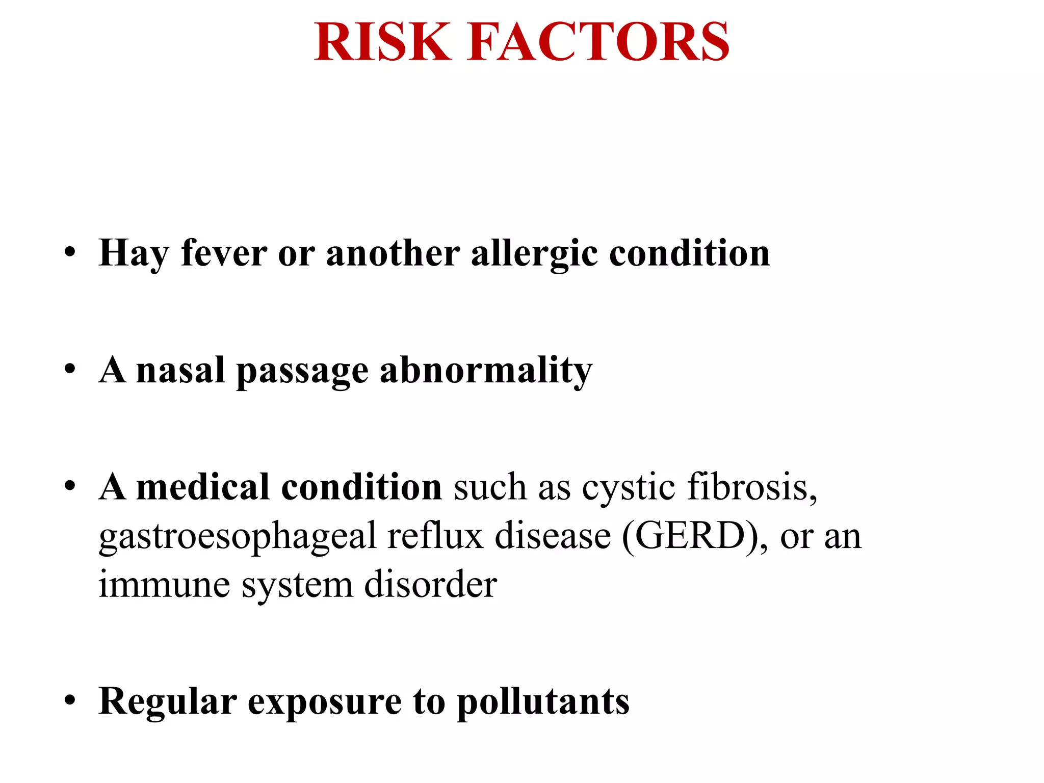 Upper respiratory tract infections ppt | PPTX