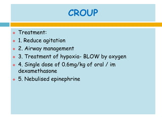 Upper respiratory tract infection in pediatrics | PPTX