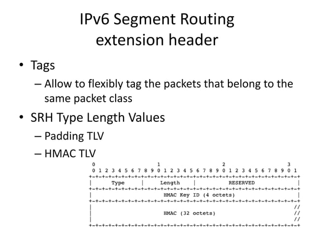 Ipv6 Segment Routing An End To End Solution Ppt