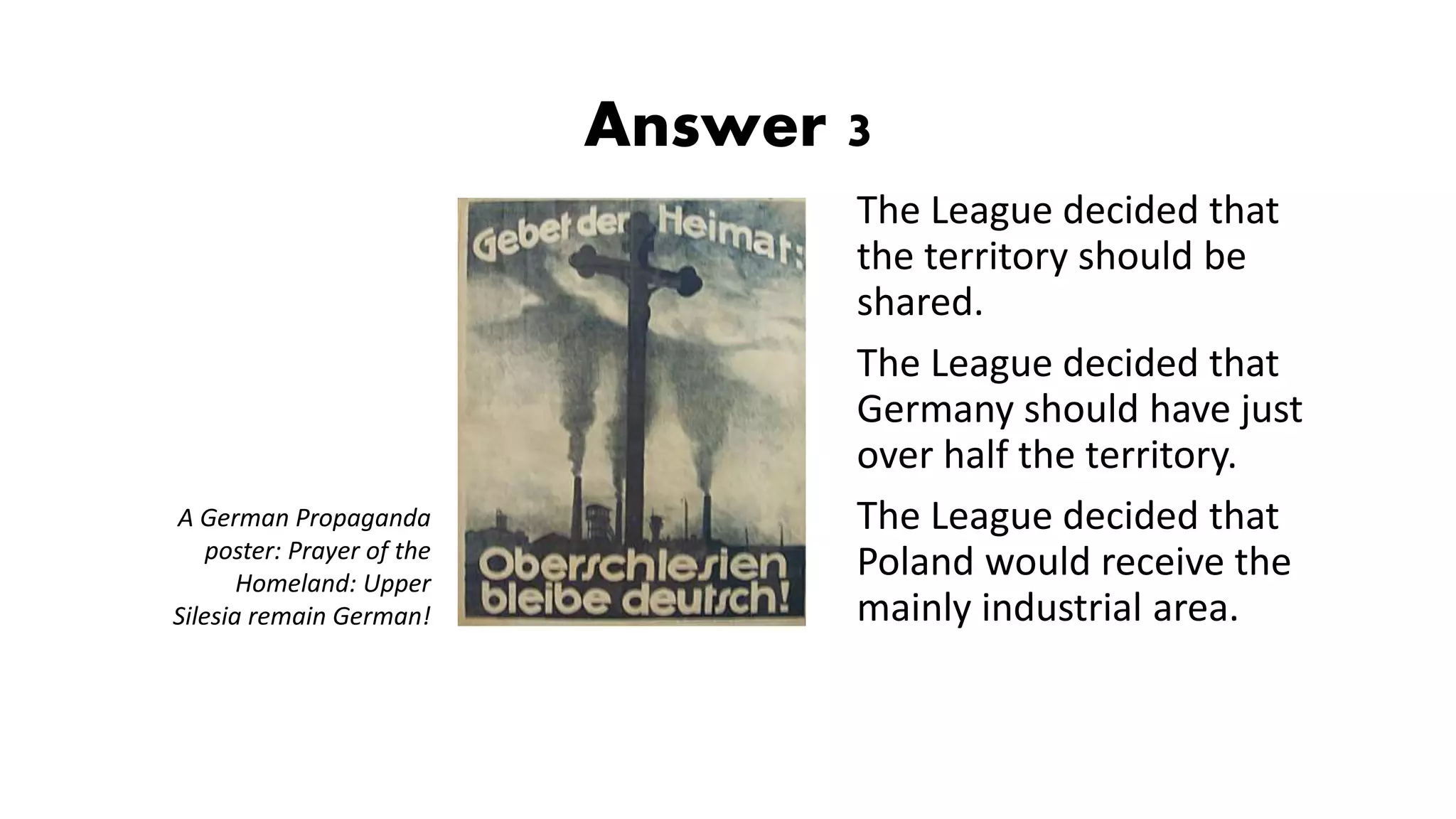 IGCSE HISTORY REVISION: UPPER SILESIA | PPTX