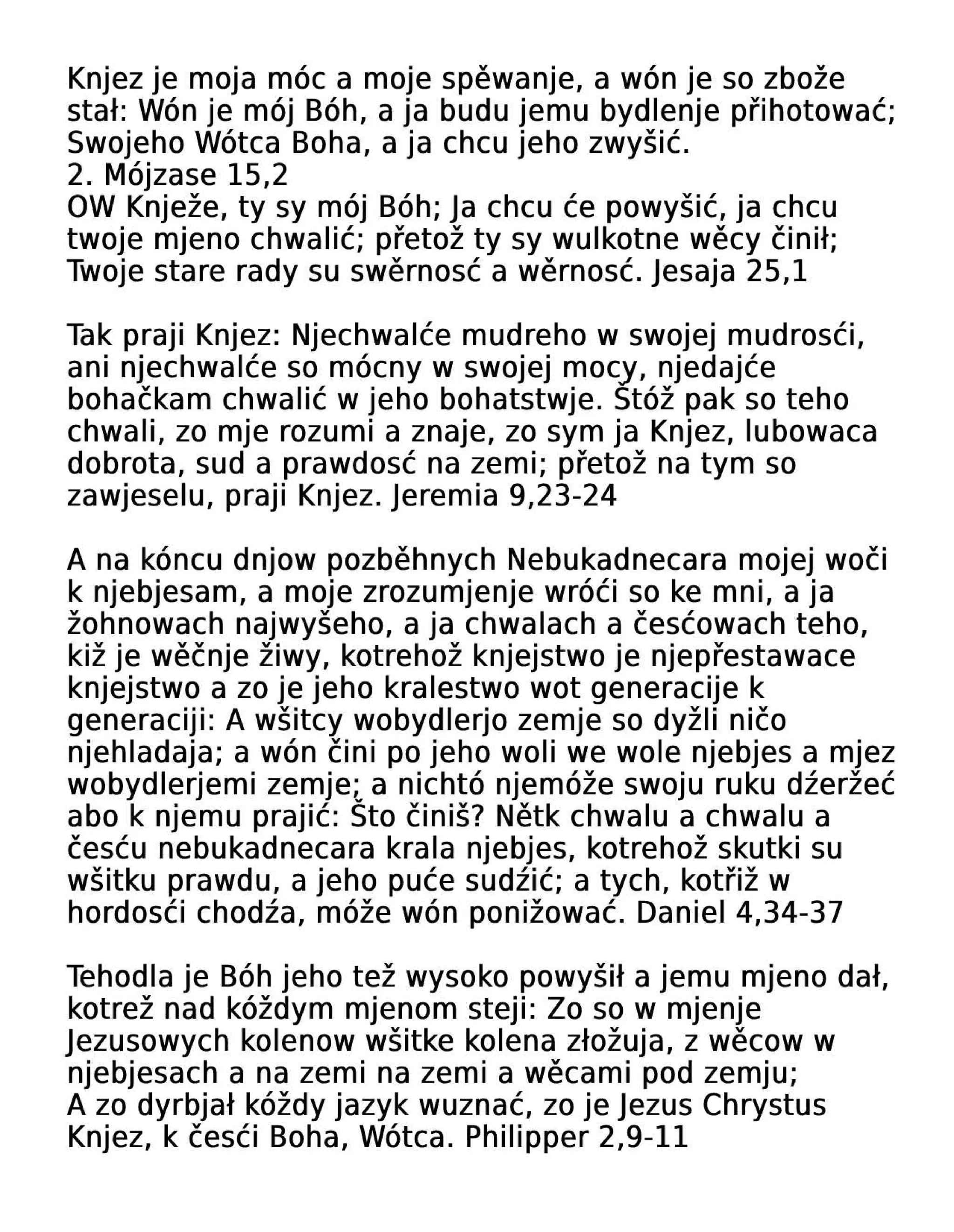 Upper Sorbian Praise Worship Thanksgiving Tract | PDF