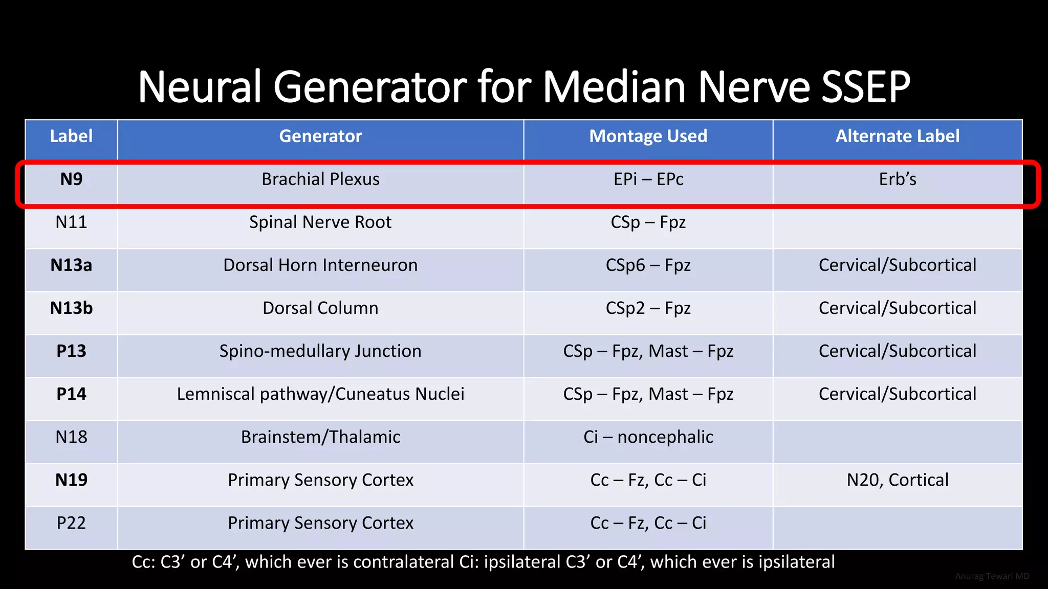 Upper Extremity Somatosensory Evoked Potential (Upper SSEP) | PPTX