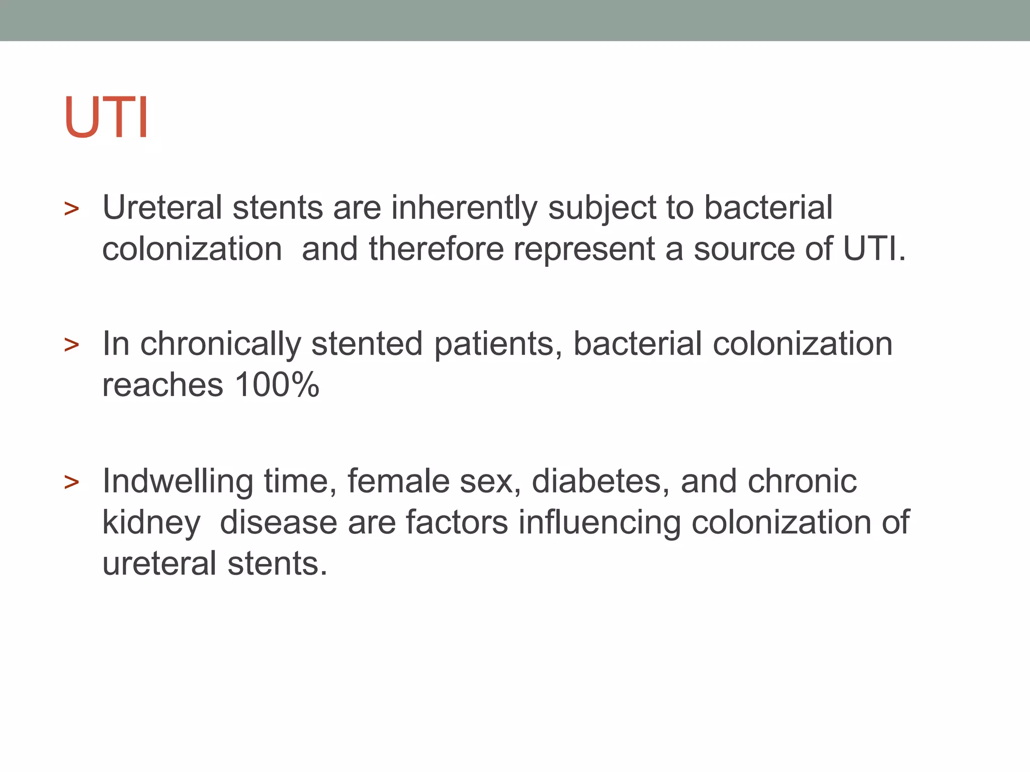 Upper urinary tract drainage | PPTX