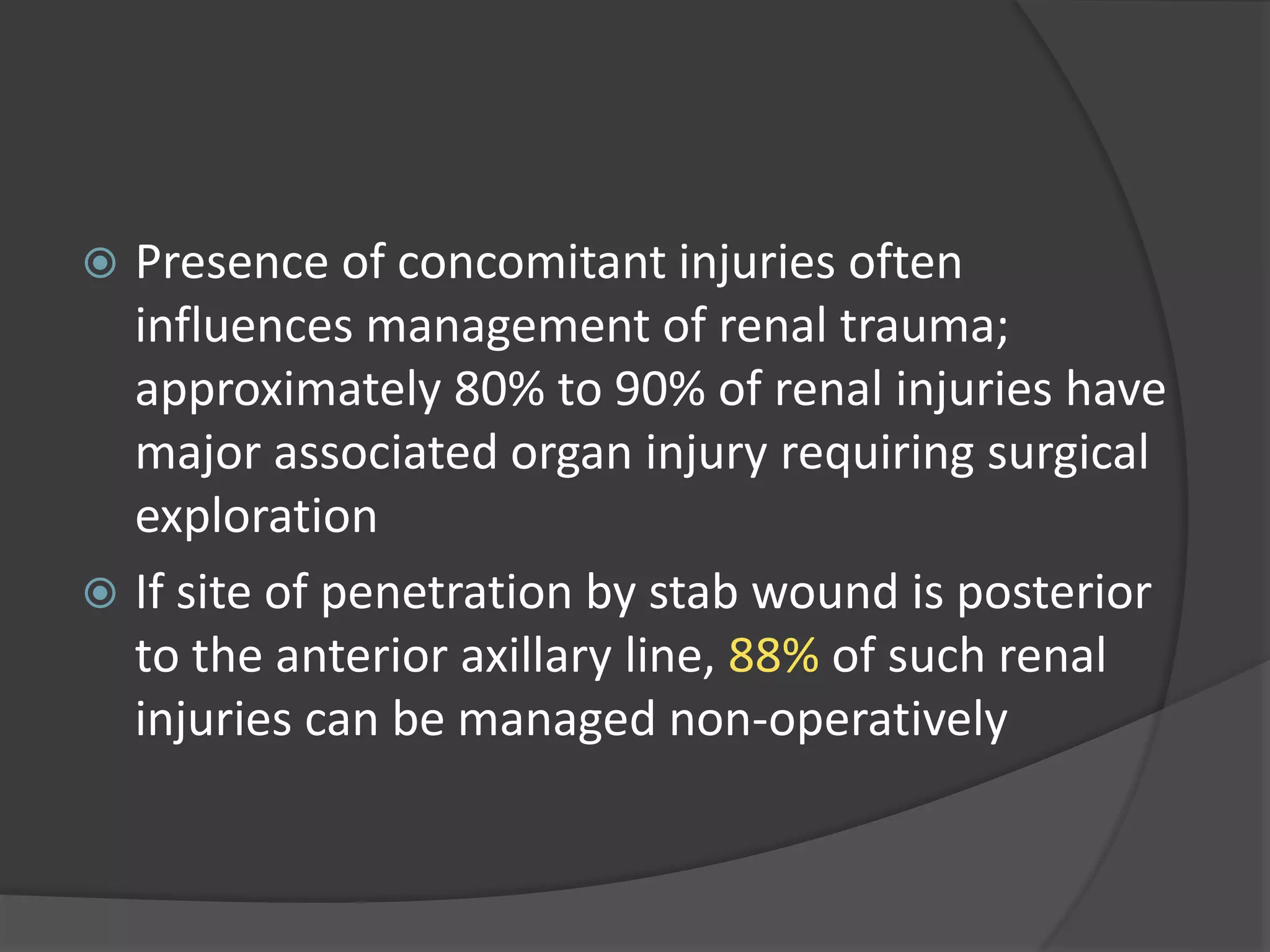 Upper urinary tract trauma | PPTX