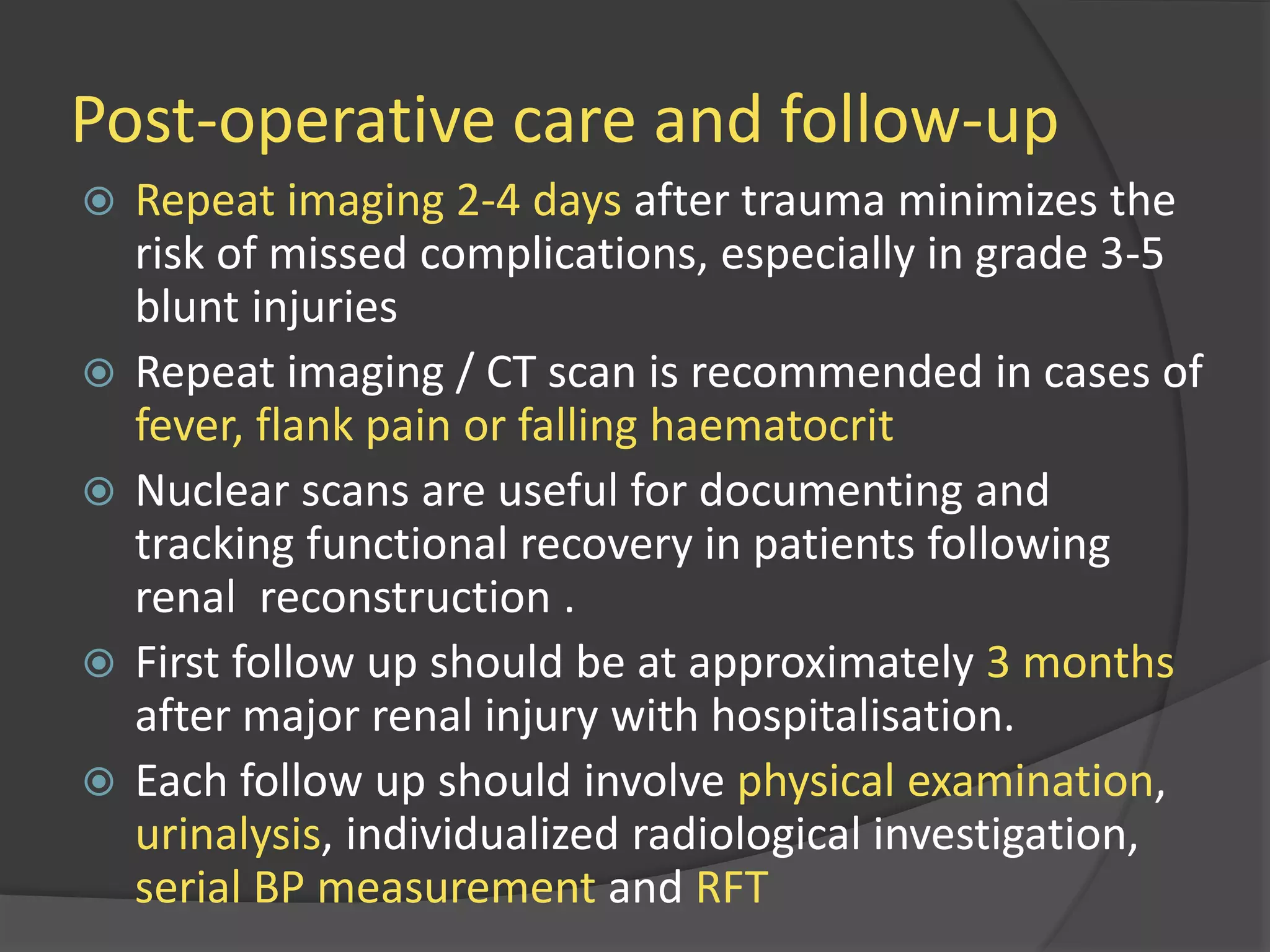 Upper urinary tract trauma | PPTX