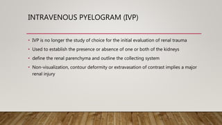 Urology Trauma | PPTX