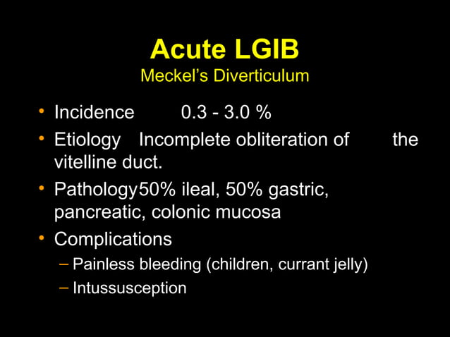 Upper vs lower GI Bleeding ..........ppt