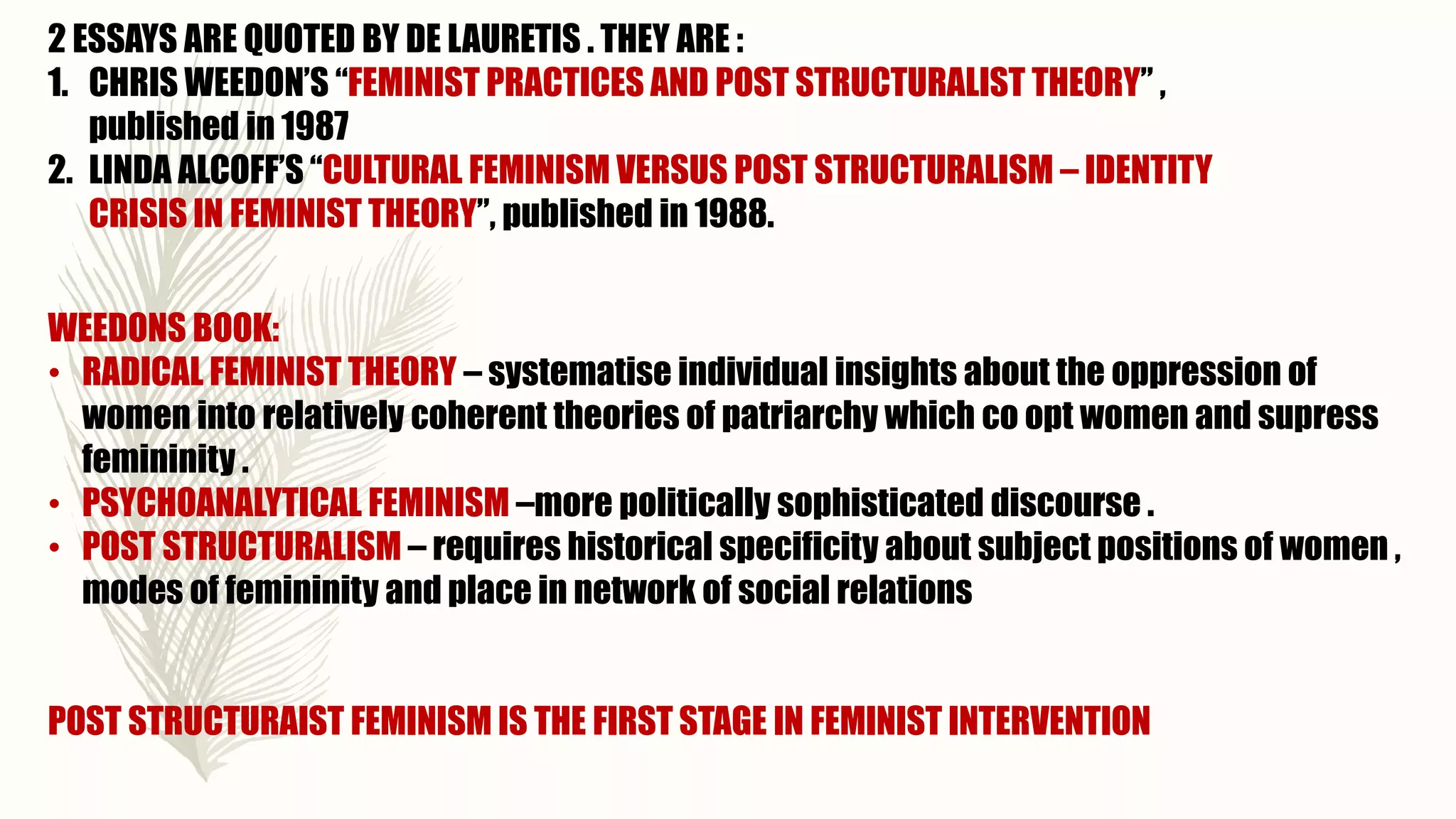 Upping the anti (sic) in feminist | PPTX