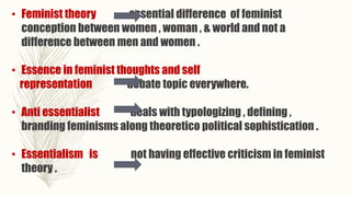 Upping the anti (sic) in feminist | PPTX
